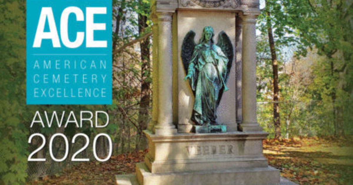 Vale Recieves 2020 ACE Award | Vale Cemetery
